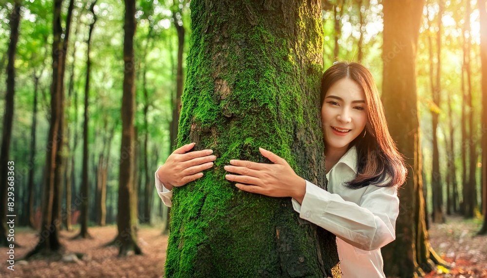 person in the woods, person holding hands, portrait of a woman in the ...