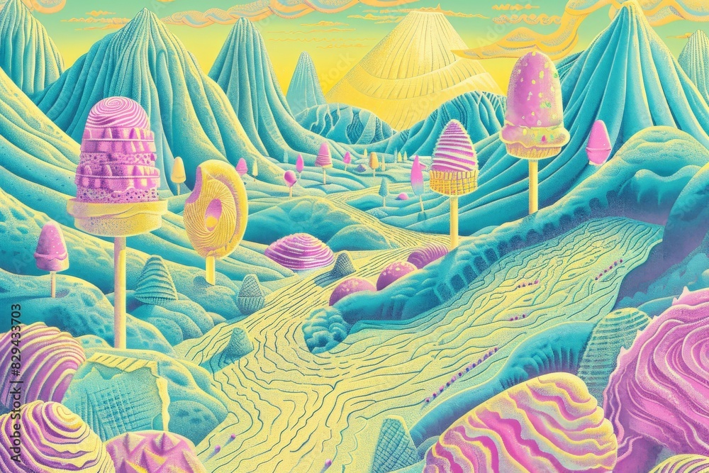 Digital graffiti - digital abstract art computer generated but made to ...