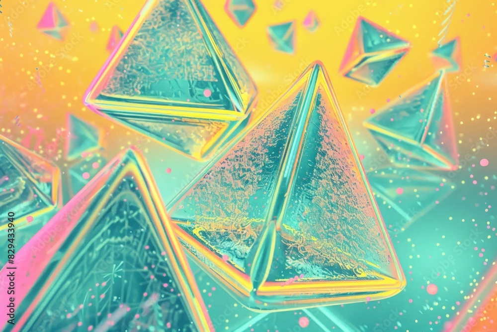 Digital graffiti - digital abstract art computer generated but made to ...