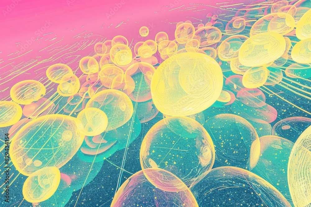 Digital graffiti - digital abstract art computer generated but made to ...