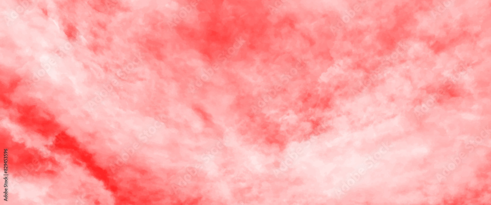 Vector red cloud texture background of red sky with clouds for ...