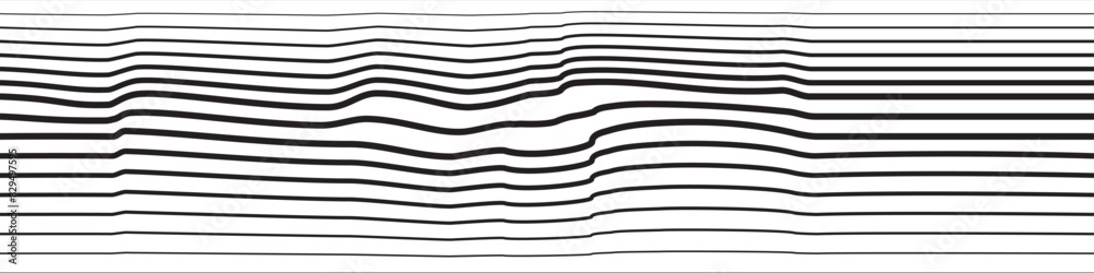 horizontal line background. black and white parallel lines pattern ...
