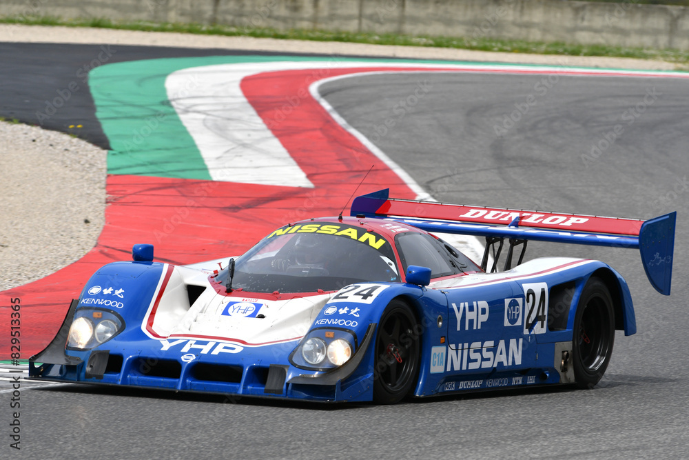 Scarperia, 5 April 2024: Nissan R90CK group C year 1990 in action ...