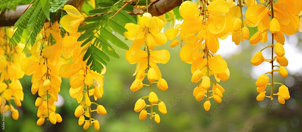 Golden shower also known as Cassia fistula is a beautiful yellow flower with various names like ...