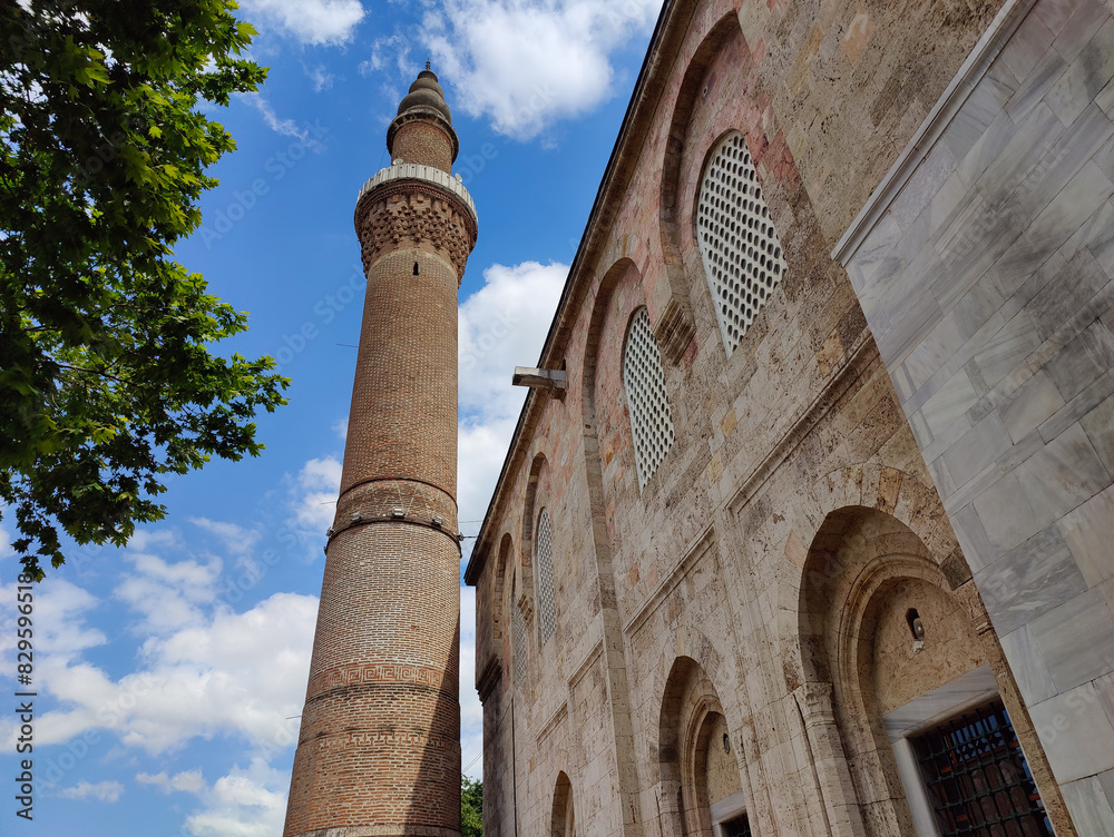 Bursa, Istanbul, May 26, 2024, Bursa ulu mosque looks aesthetically ...