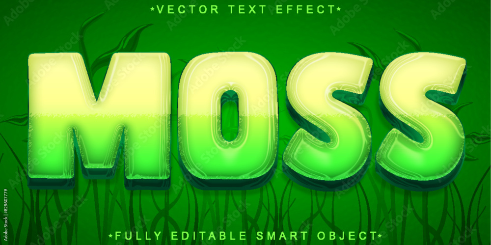 Green Cartoon Undersea Moss Vector Fully Editable Smart Object Text ...