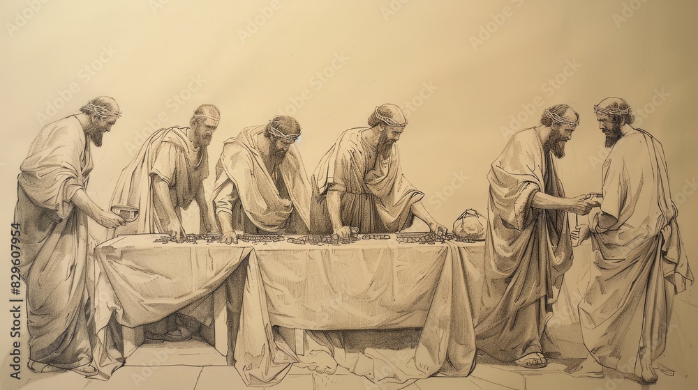 Biblical Illustration: The Cleansing of the Temple, Jesus Driving Out ...