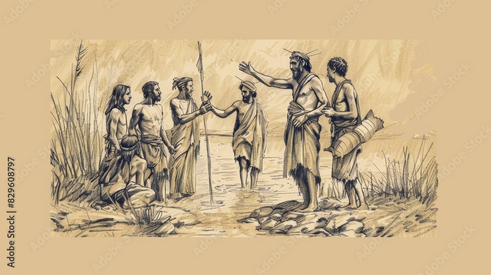 Biblical Illustration: John the Baptist's Ministry, Preaching ...