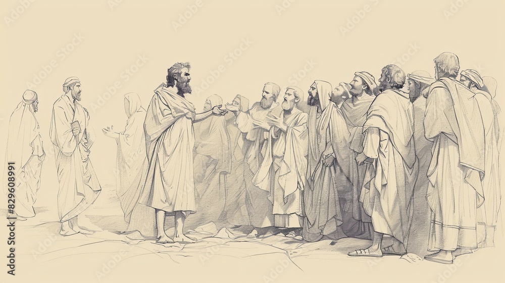 Biblical Illustration: John the Baptist's Ministry, Preaching ...