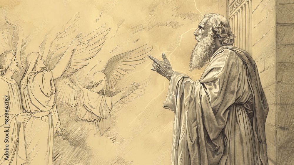 Biblical Illustration: Isaiah's Temple Vision, Seraphim and Holiness ...