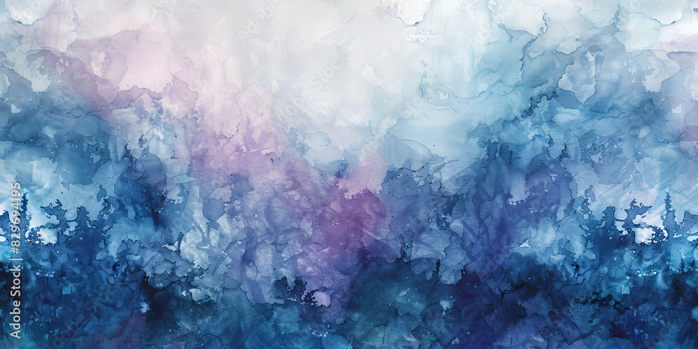 Watercolor background, abstract water colors misty moody paint splash ...