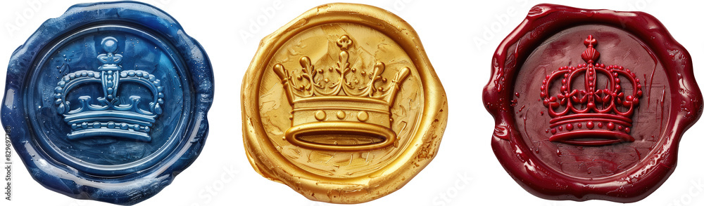 Crown wax seal king royal sticker transparent background PNG clipart ...