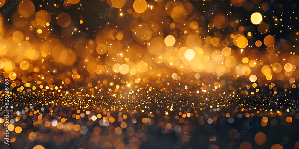 Abstract luxury gold background with gold particles glitter vintage ...