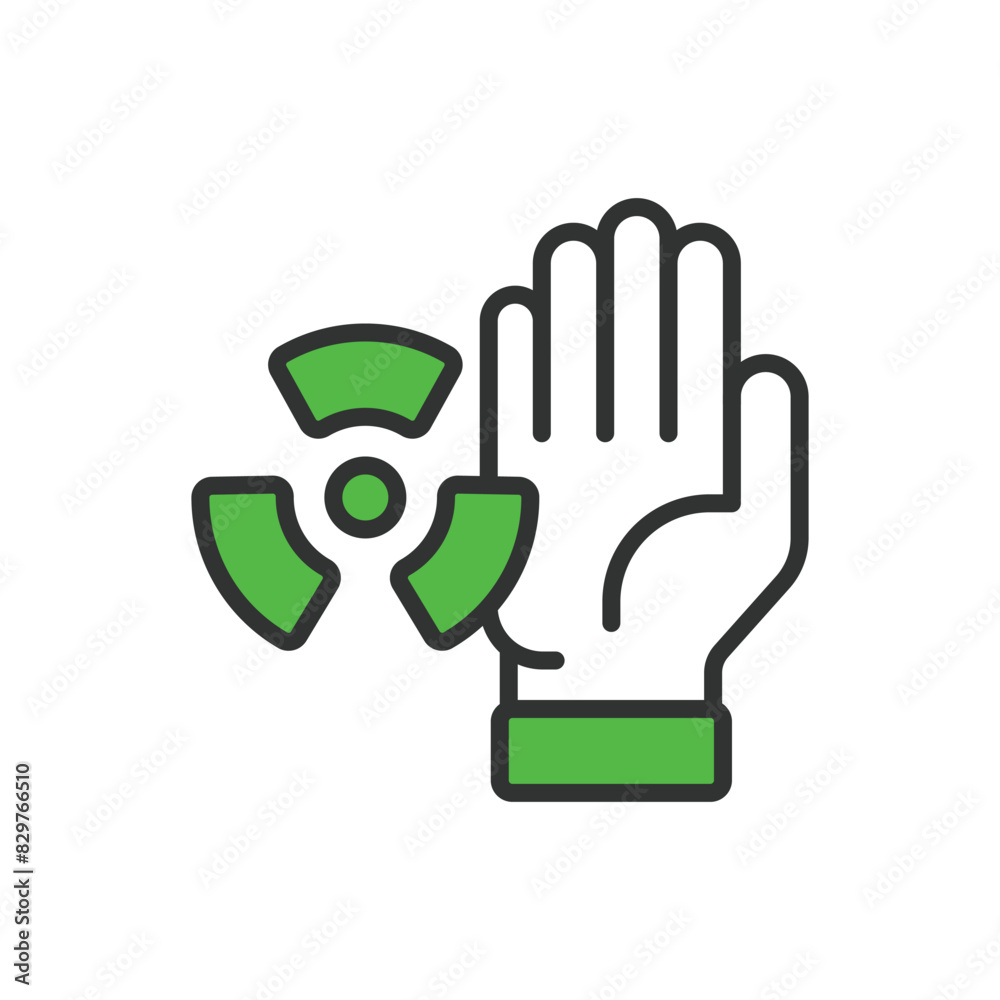 Radiation protection, in line design, green. Protection, Radiation ...