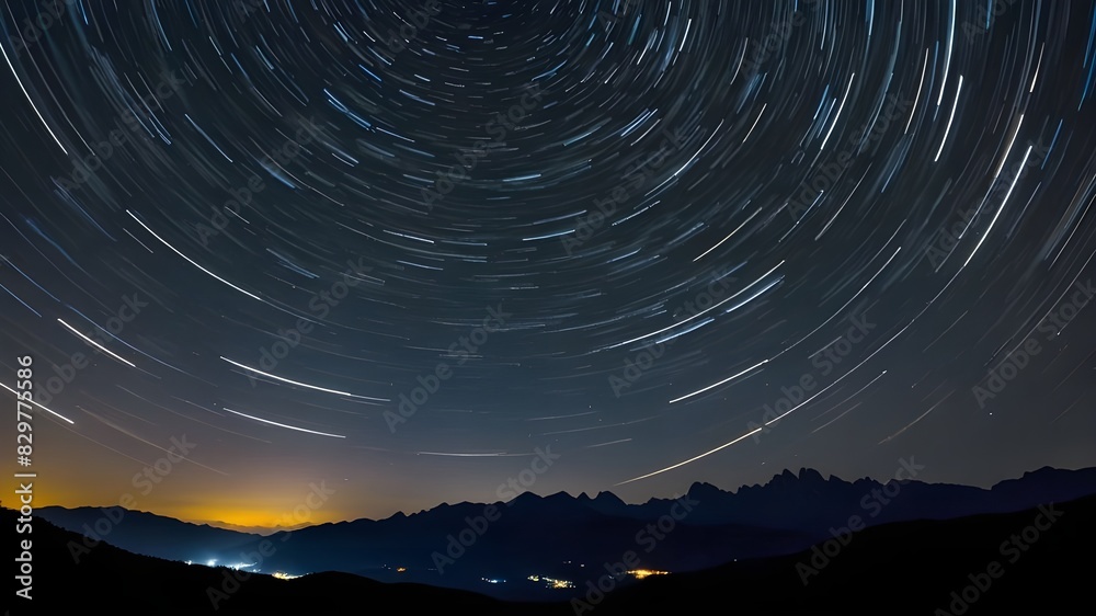 Capture the Circular Trails of Stars Moving Across the Night Sky ...