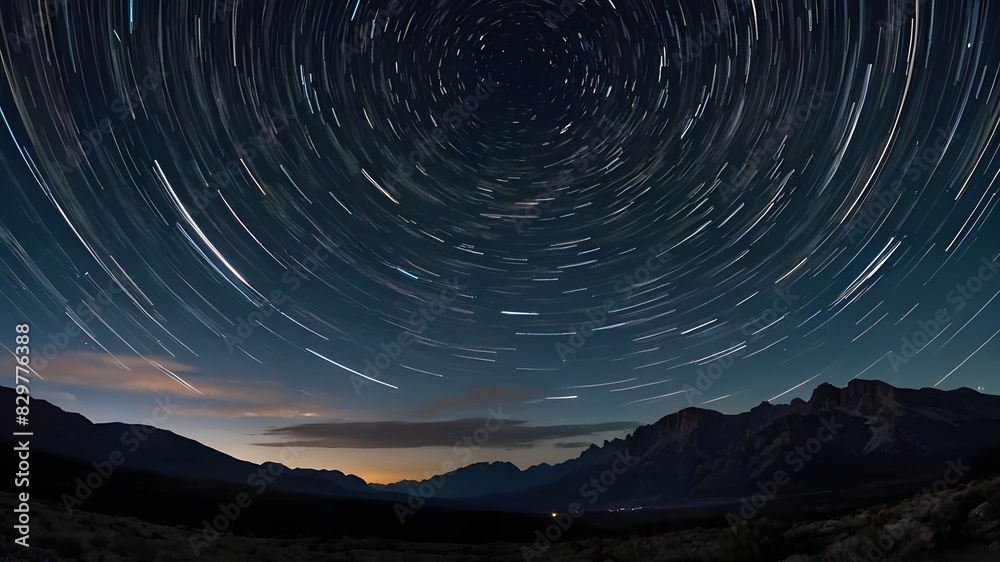 Capture the Circular Trails of Stars Moving Across the Night Sky ...