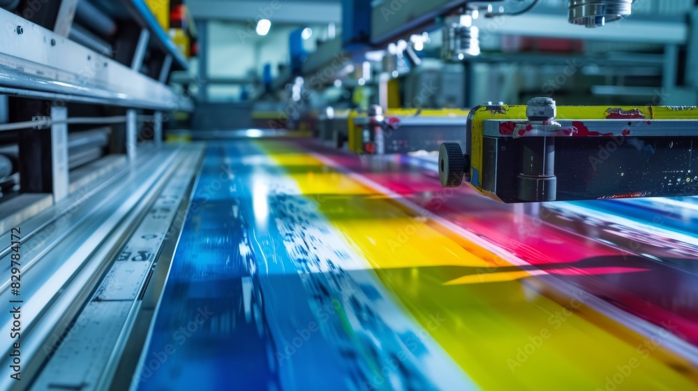 AI systems in printing presses maintain color balance for consistent ...
