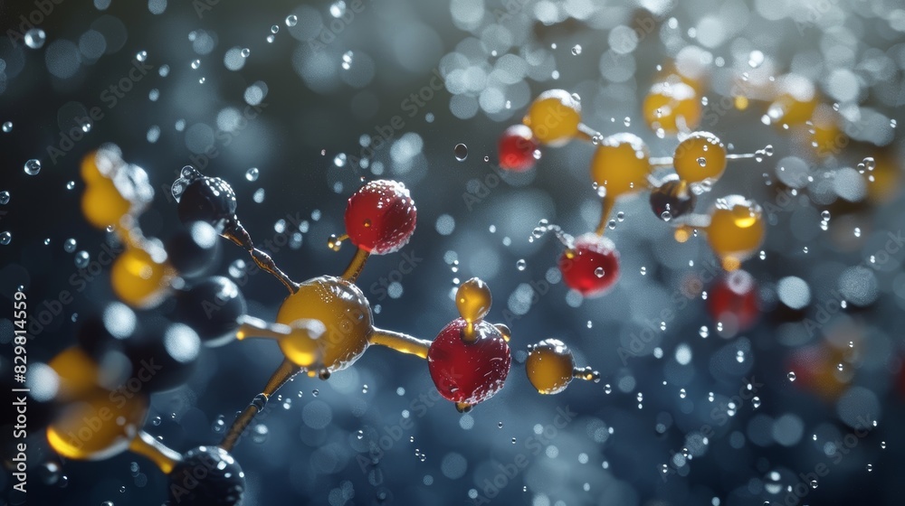 A diagram illustrating the chemical reaction between nitrogen and ...