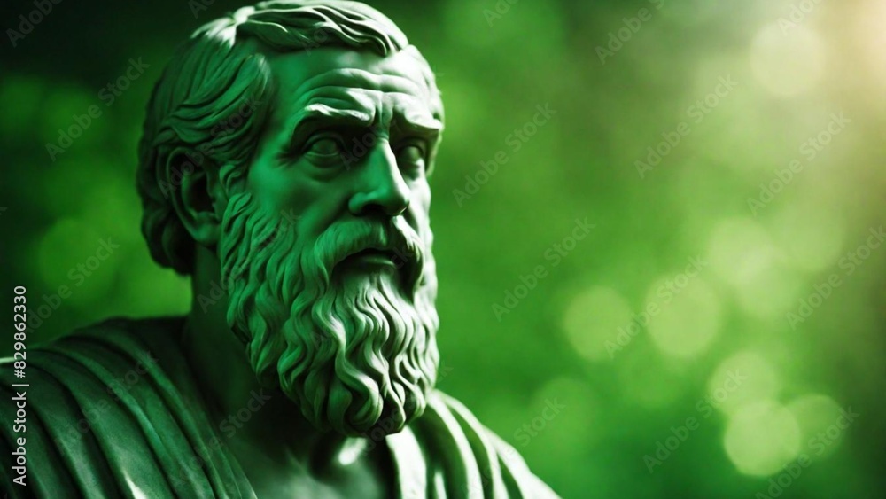 Plato Classical art and modern digital manipulationan Drawing with ...