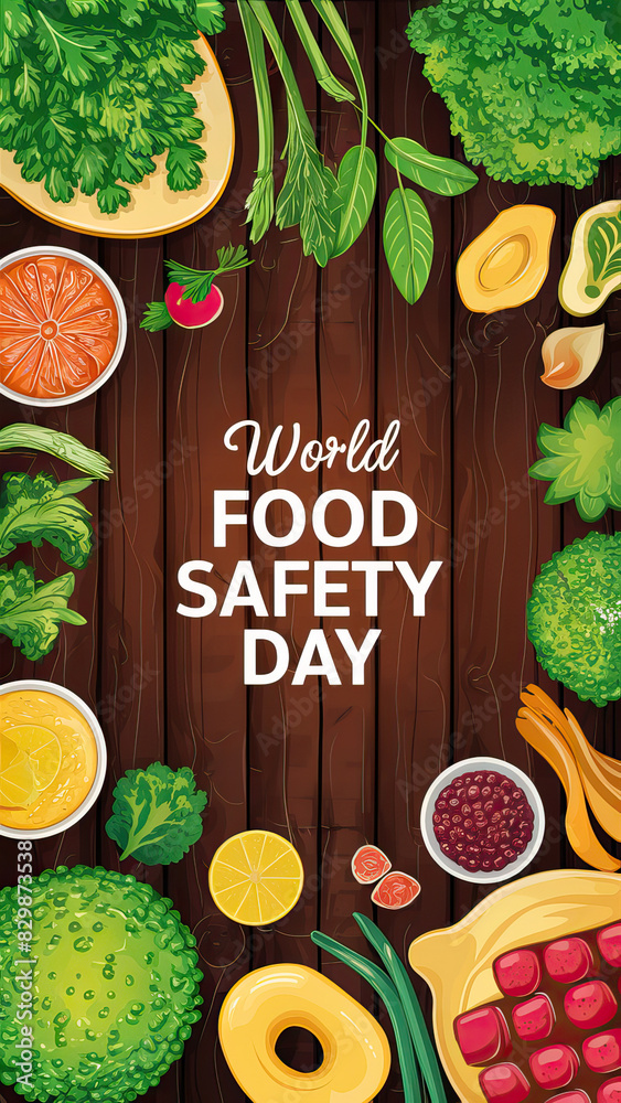 World Food Safety Day, social media poster, food Safety Day ...