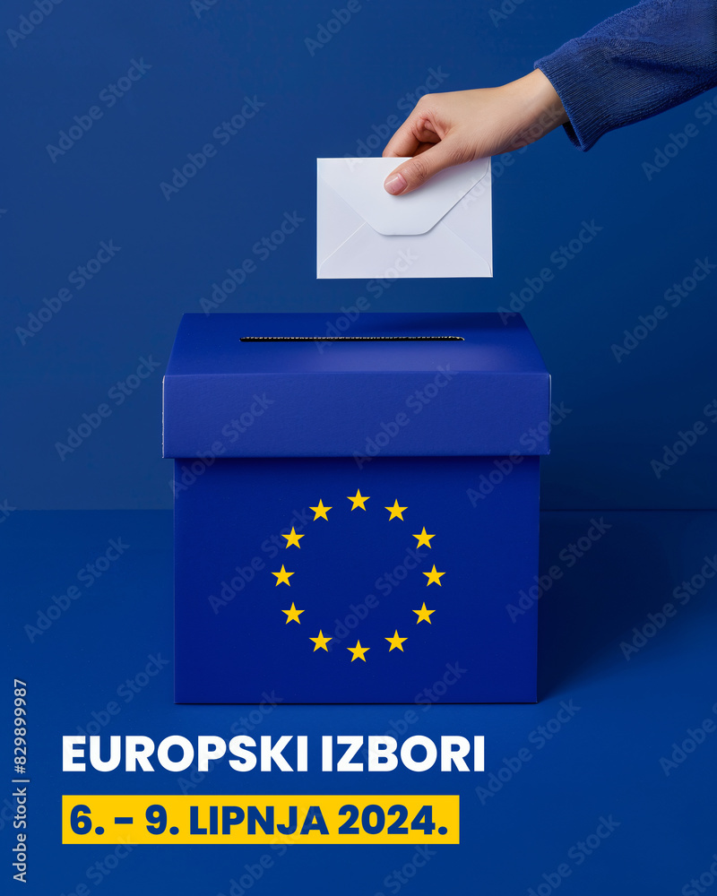 European Elections 2024 Social Media Poster Template Advertisement ...