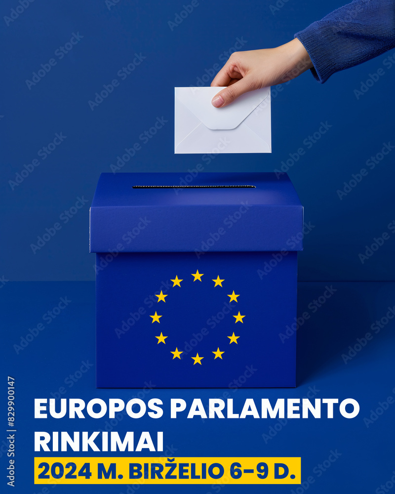 European Elections 2024 Social Media Poster Template Advertisement ...