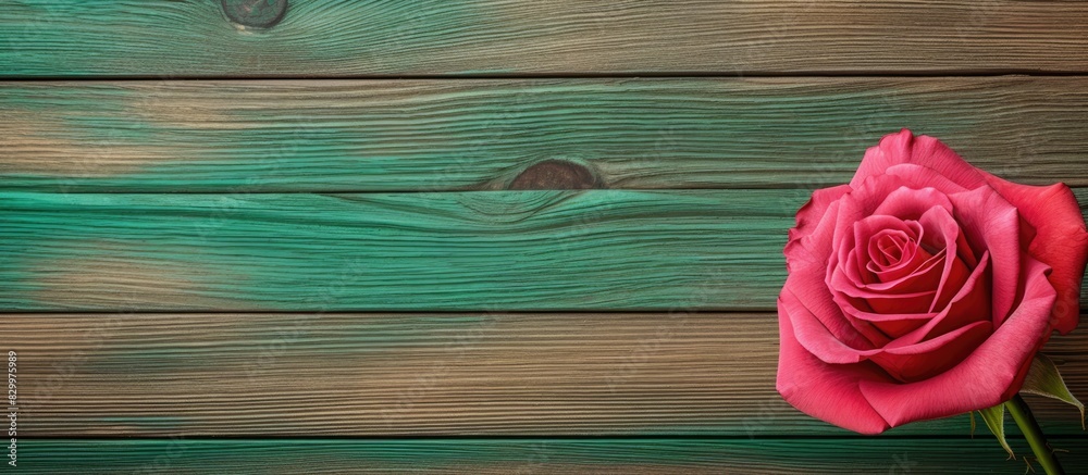 In a full frame view a colorful background texture of green stained ...