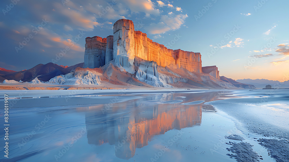 breathtaking image of Hingol National Park rugged terrain dramatic rock ...