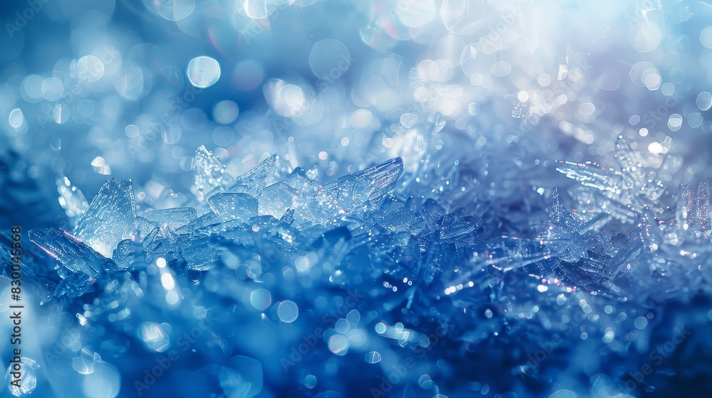 Winter background with fragmented ice textures smooth gradients and ...