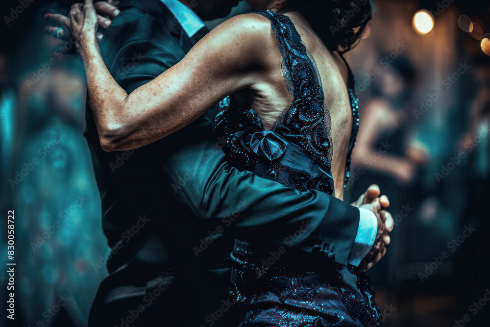 Tango Dance Performance in Buenos Aires with Dancers in Elegant Attire ...