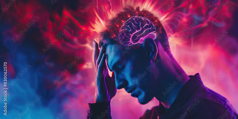 Migraine Misery: The Throbbing Agony of a Severe Headache - Visualize a ...