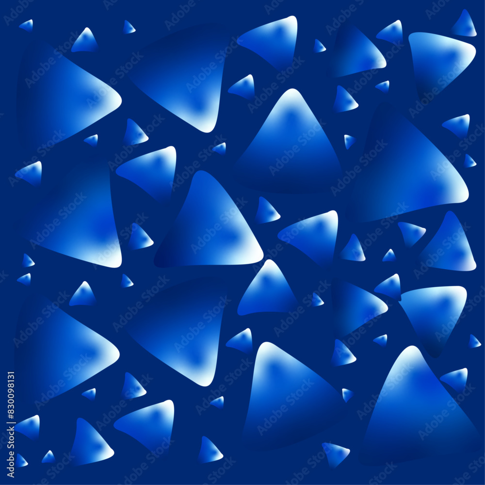 background, inspired by an ice and a drink and a triangle with rounded ...