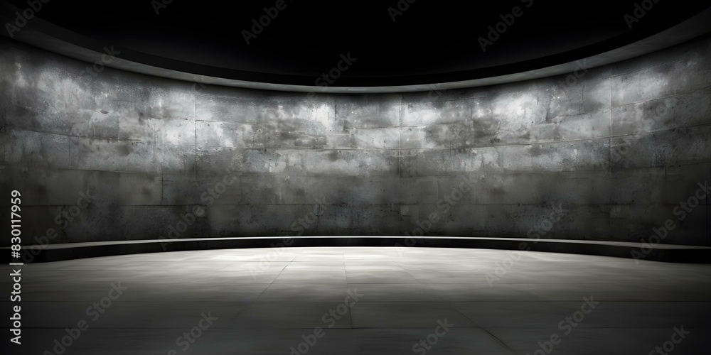 Abstract dark gray cement wall texture for product display in car ...