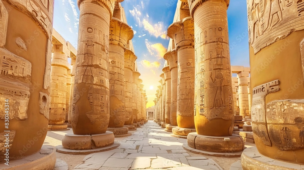 Wander through the ancient temples of Luxor and Karnak, where towering ...