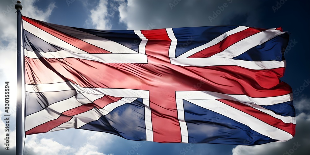The Union Jack: A Symbol of History and Patriotism in Red, White, and ...