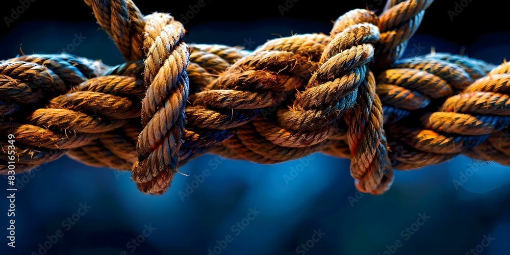 Demonstration of Tensile Strength with Photo of Taut Rope Pulley ...