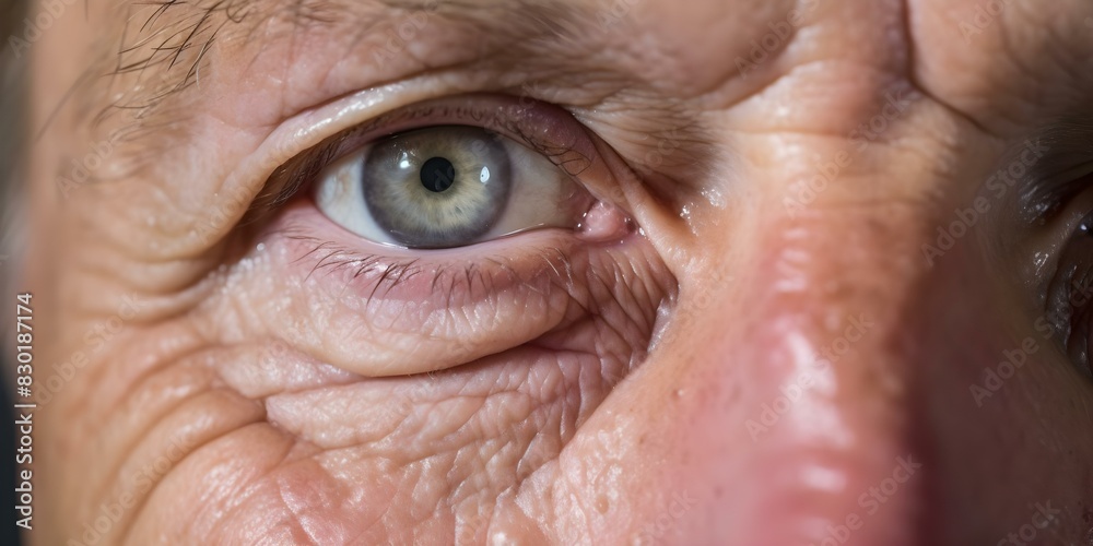 Severe Angioedema Reaction: Swelling in Face, Eyes, and Nose. Concept ...