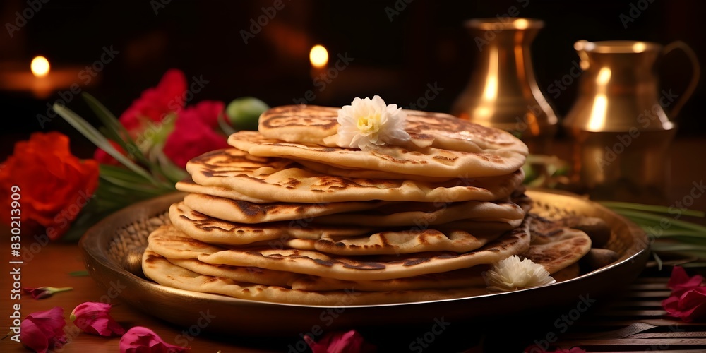 Capturing Malaysia's Iconic Roti Can Dish in Delicious Detail. Concept ...