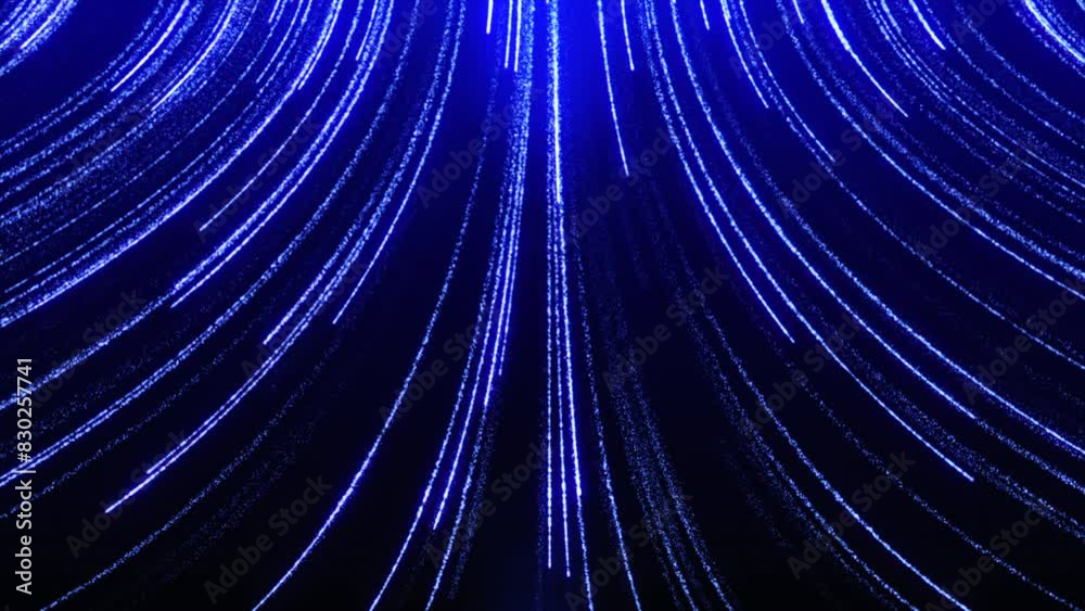 Bright abstract awards background animation. Glittering particle lines ...