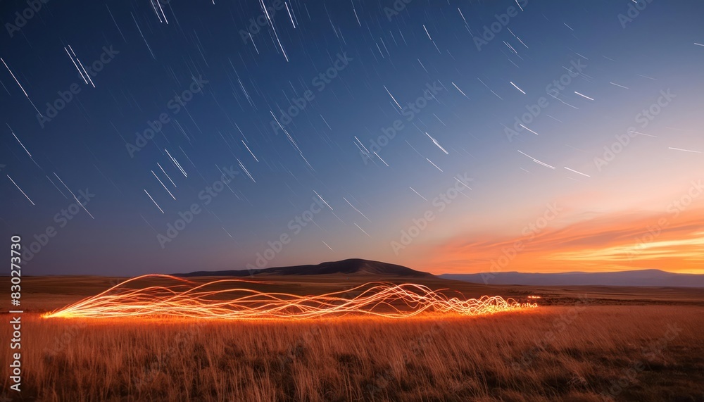 Steppe, prairie, plain, desert. Witness nature's electric dance as ...