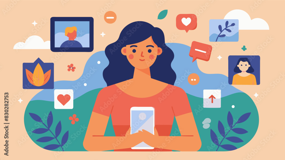 An influencer posting unfiltered and unedited photos of their daily ...