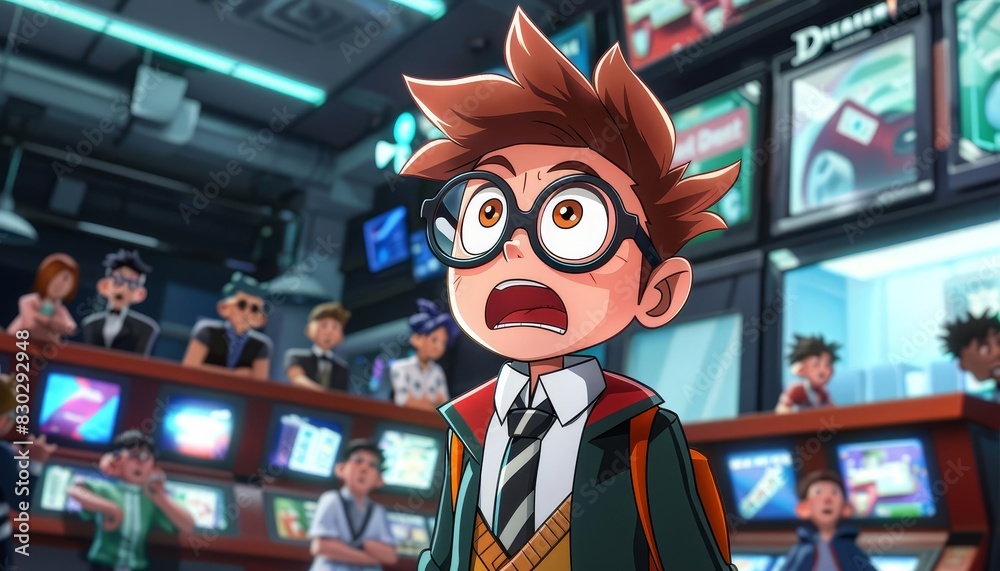 An animated character with its clothes on backwards and inside out ...