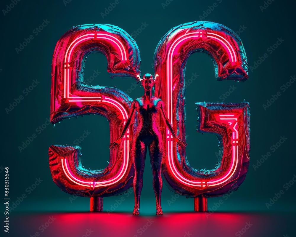 An infographic illustrating the differences between 4G and 5G ...