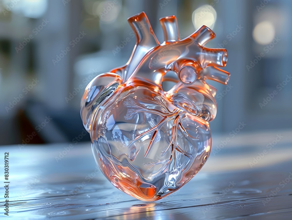 3D model of the heart that can be seen inside. Perhaps in the future ...