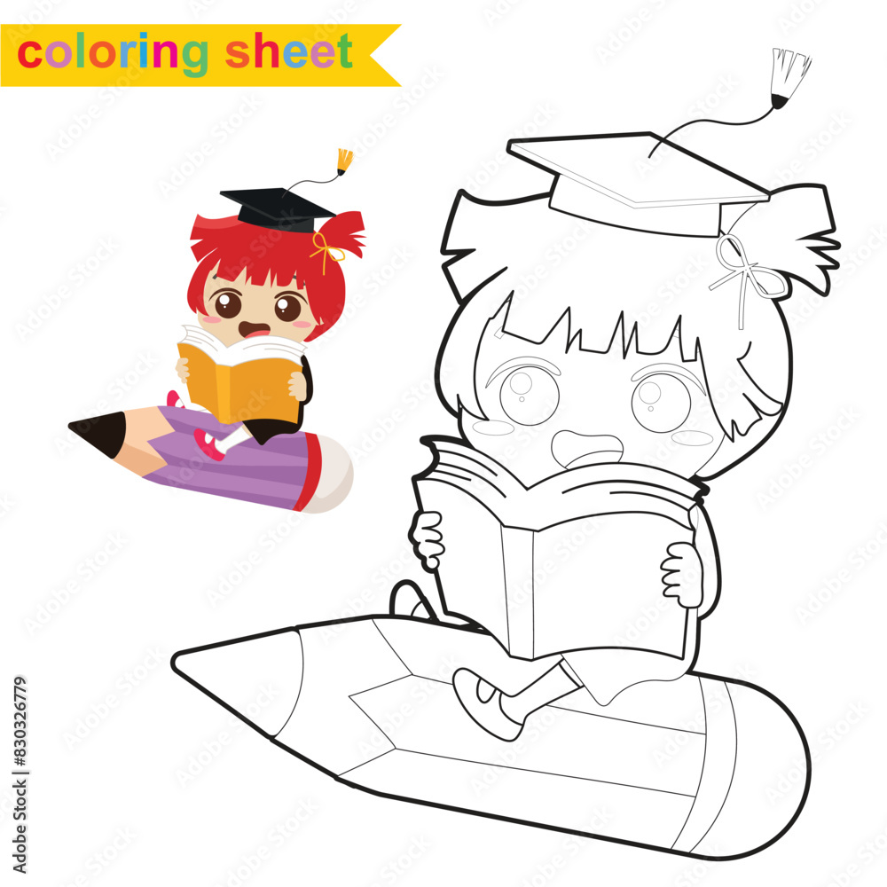 Coloring worksheet page. Educational printable coloring worksheet ...