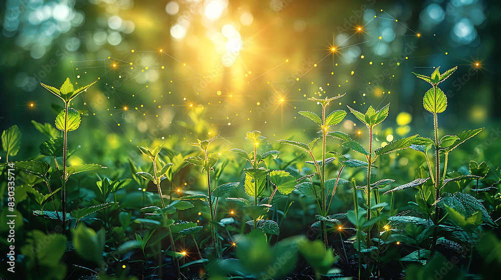 Infographic illustrating process of photosynthesis showcasing the ...