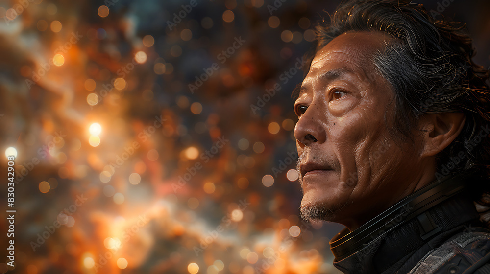 visionary dynamic Male Asian space engineer pushing boundary of ...