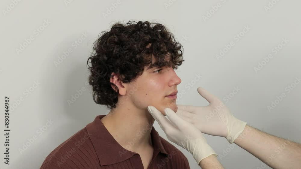4k video Rhinoplasty reshaping nose and septoplasty. ENT doctor ...