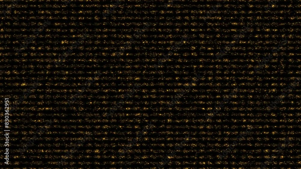 Abstract Pattern Background Animation With Animated Golden Lines Texture Seamless Loop Animation