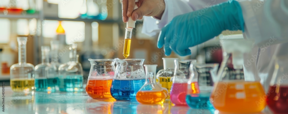 Chemical Reactions Unveiled: Colorful Indicators Guide Titration ...